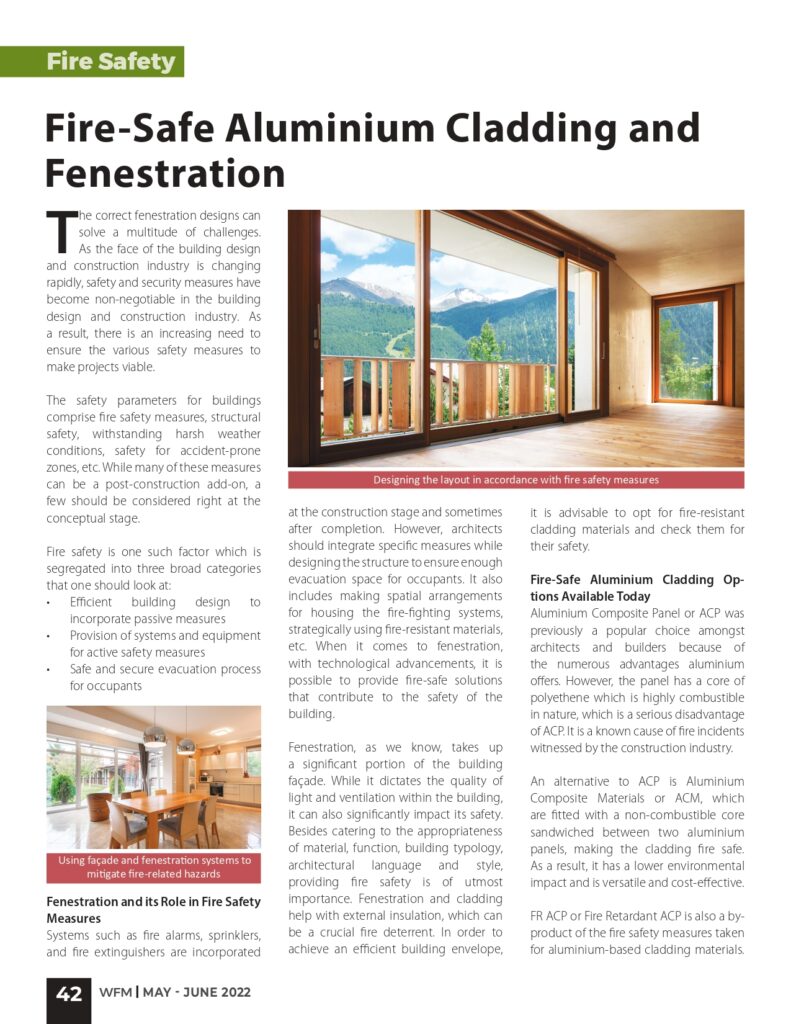 Fire-Safe Aluminium Cladding and Fenestration Solutions – ALCOI India
