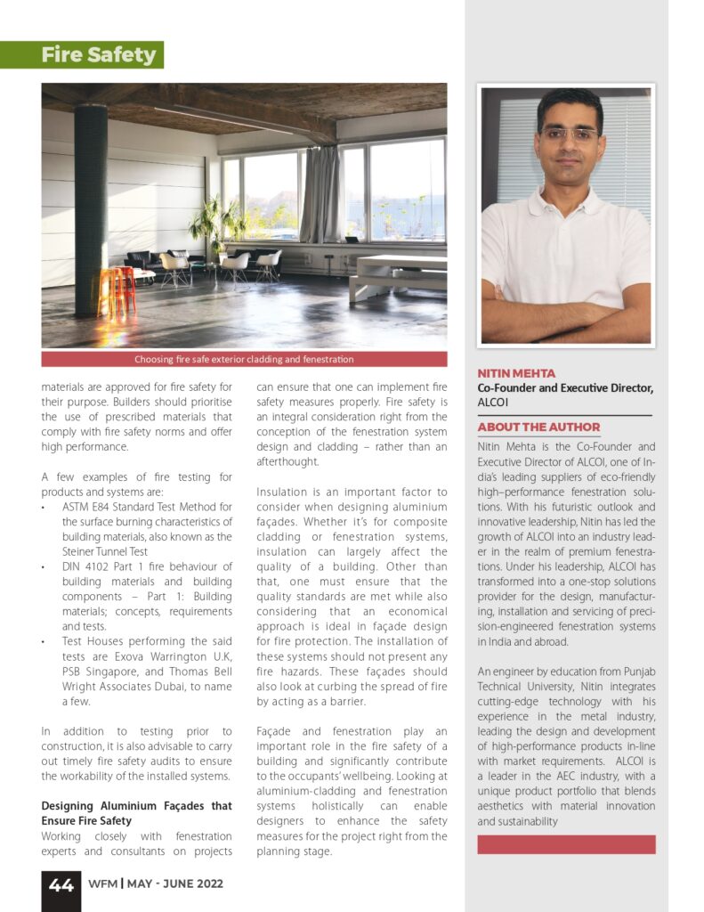 Fire-Safe Aluminium Cladding and Fenestration Solutions – ALCOI India